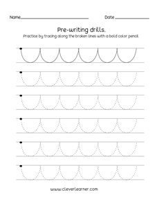 Writing Worksheets For Pre